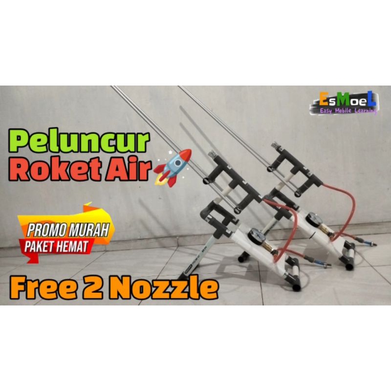 Free Water Rocket Launcher 2 Nozzles (Water Rocket Launcher) | Shopee ...