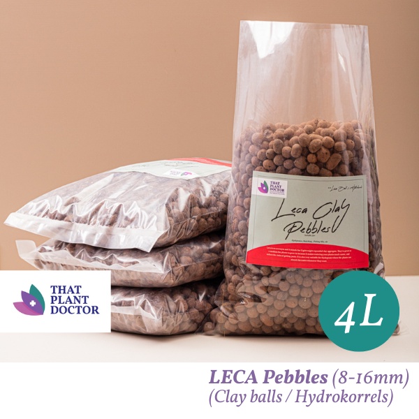 LECA Clay Pebbles (4L) (8-16mm) ( LECA Balls / Clay balls ...