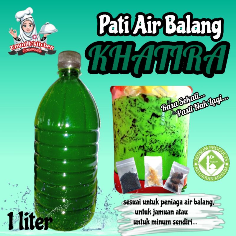 PATI AIR BALANG KHATIRA (1LITER). (Add Getah anggur, kembang semangkuk ...