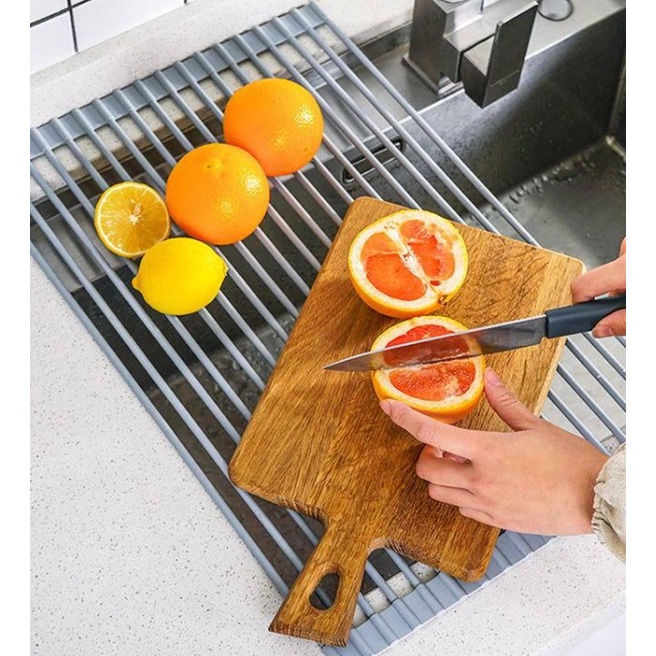 Holder On The Sink Dish Drainer Stainless Steel Shelf Grating Grate The ...