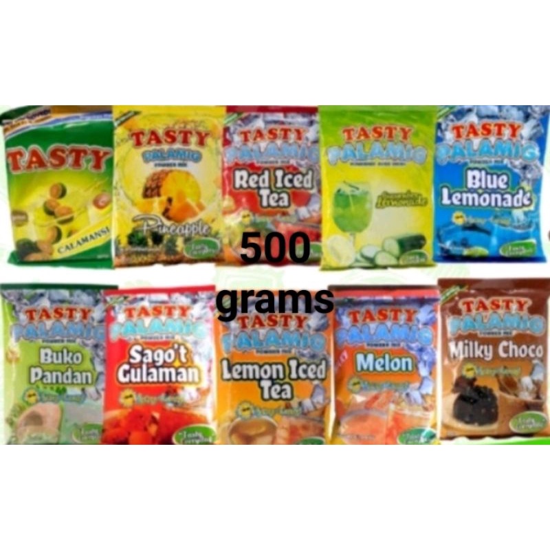 mix pineaple/buko pandan/melon /milky choco/lemon ice tea/manga flavor ...