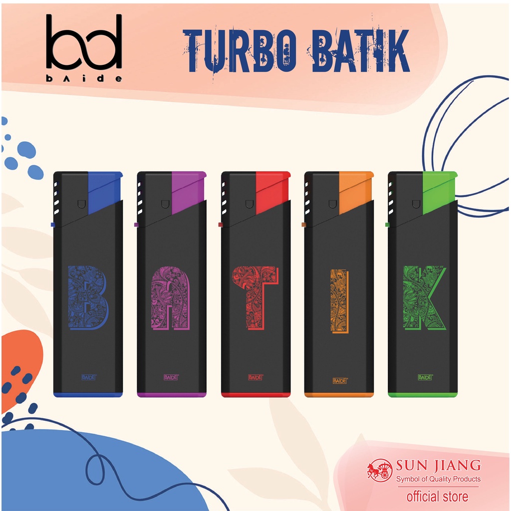 BD Lighter - Turbo Batik 1 BOX(50PCS) | Shopee Malaysia