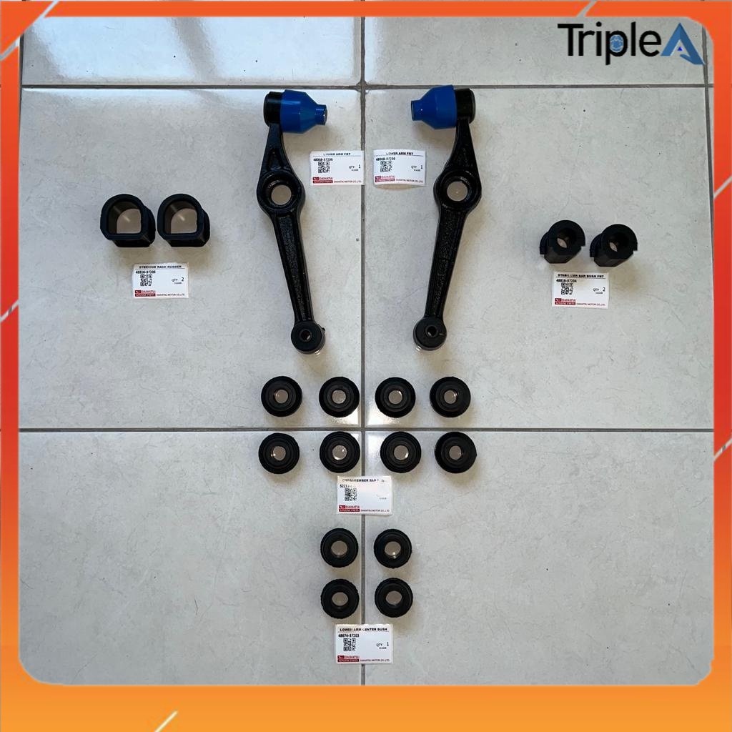 18 ITEM SET FOR PERODUA KANCIL 660/850 - LOWER ARM /STABILIZER BAR BUSH ...
