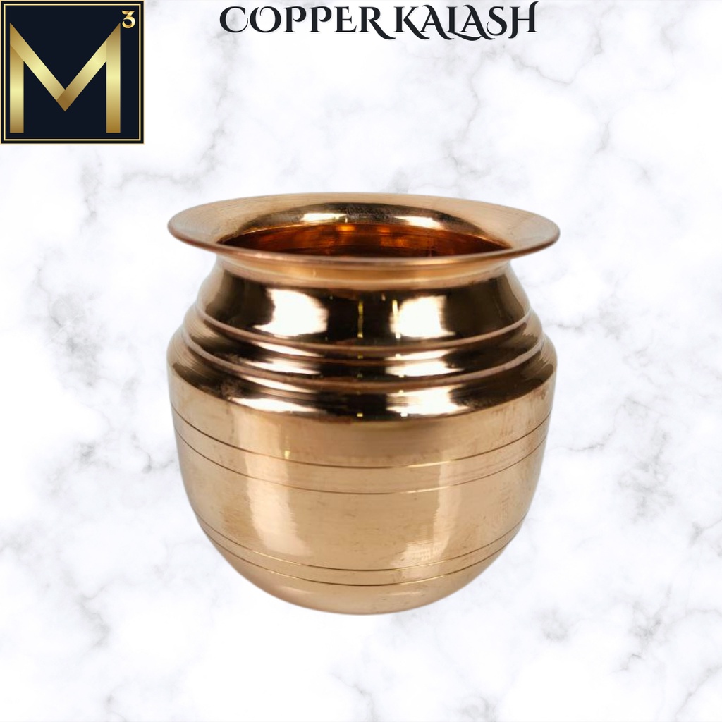 Pure Copper Kalash/ Pooja/ Temple/ Prayer Utensil/ COP 009 | Shopee ...