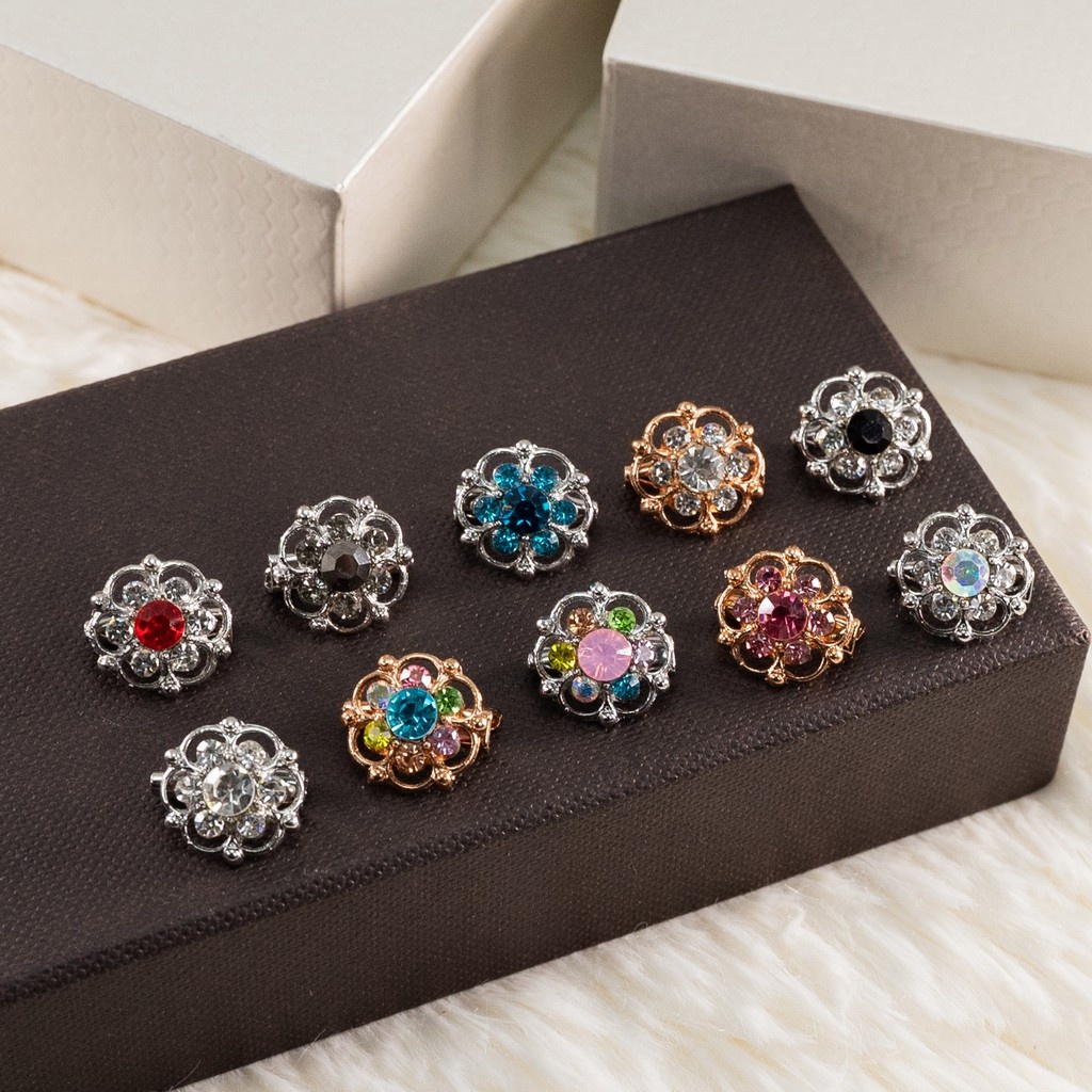 10 Pcs Kerongsang Baby Brooch Korean Baby Brooch Pin Tudung Shawl Bawal ...