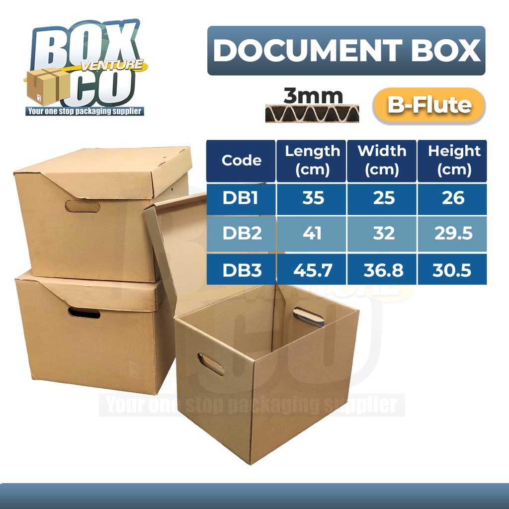 Document Box Storage Box Carton Box File Box Moving Box For Home Use ...