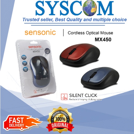 Sensonic Cordless Optical Mouse M450 Wireless Mouse | Shopee Malaysia