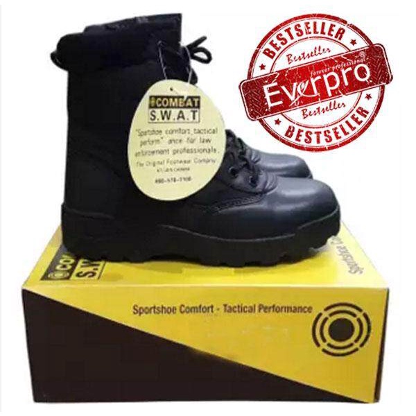 COMBAT SWAT TACTICAL BOOTS | Shopee Malaysia