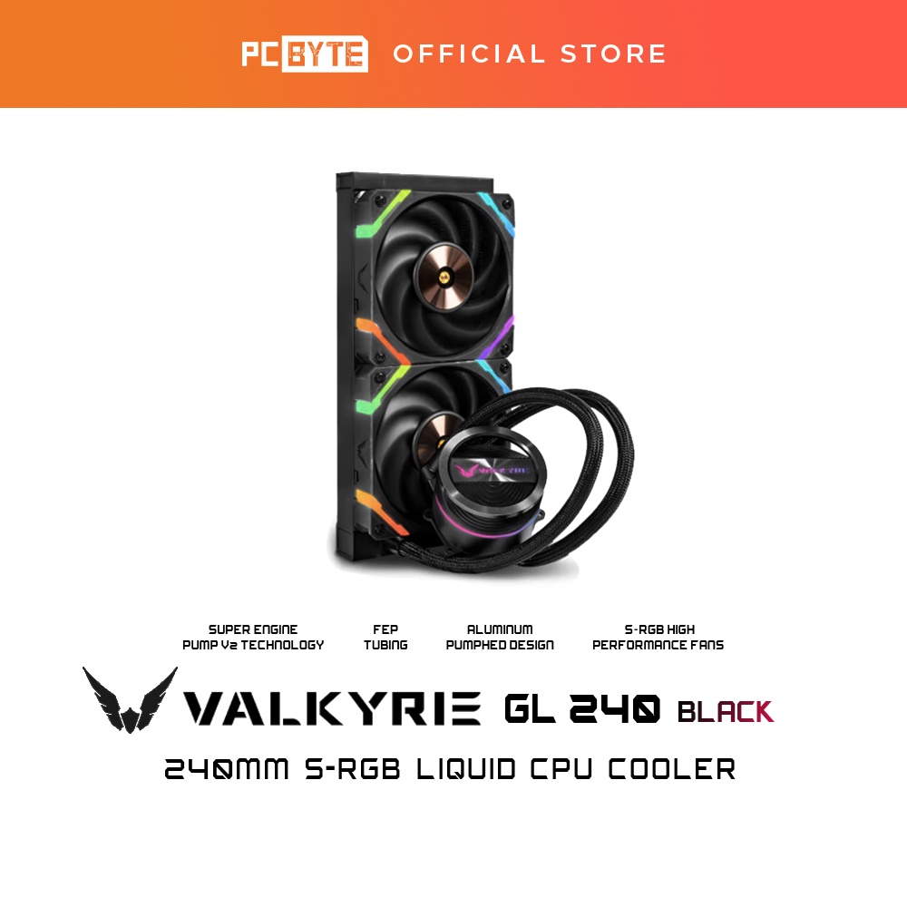 Valkyrie GL240 Series S-RGB 240mm Liquid CPU Cooler - (Valkyrie GL240 ...
