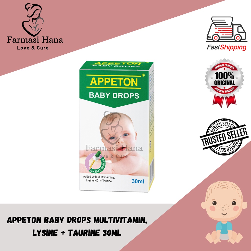 Appeton Baby Drops 30mL (baby multivitamins) | Shopee Malaysia