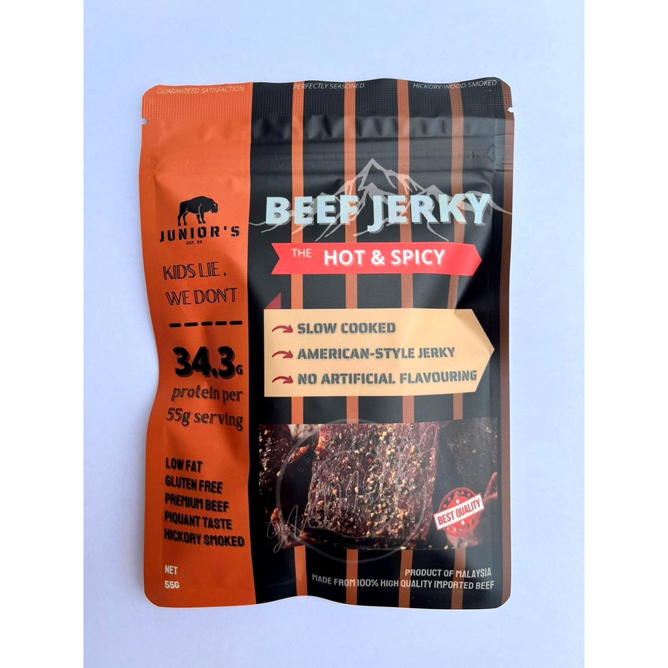 Smoked Beef Jerky Snack - Health Fitness Snack/High Protein & Halal ...