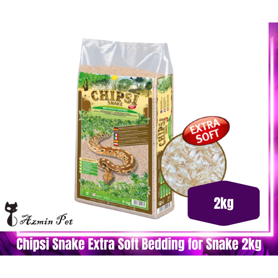 Chipsi Snake Extra Soft Bedding for Snake 2KG | Shopee Malaysia