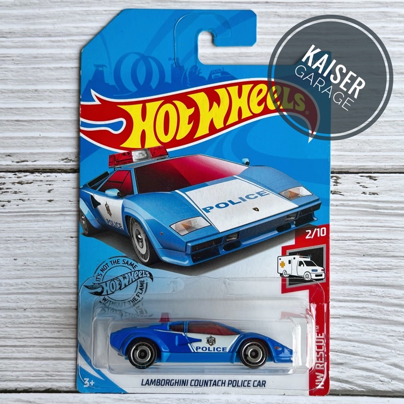 Hot Wheels : Lamborghini Countach Police Car | Shopee Malaysia