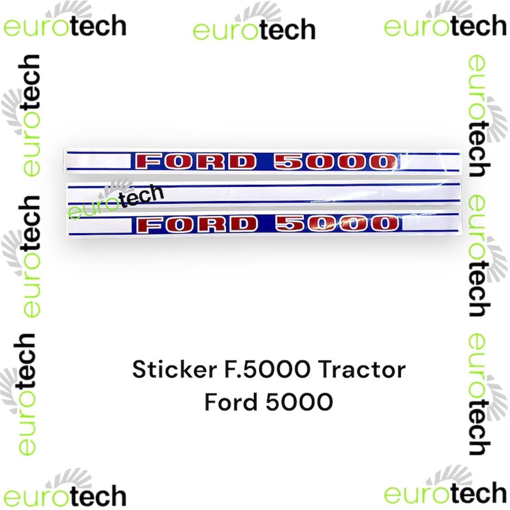 Sticker F.5000 Tractor FORD 5000 (ST F.5000 SET) (24F-001.T) | Shopee ...