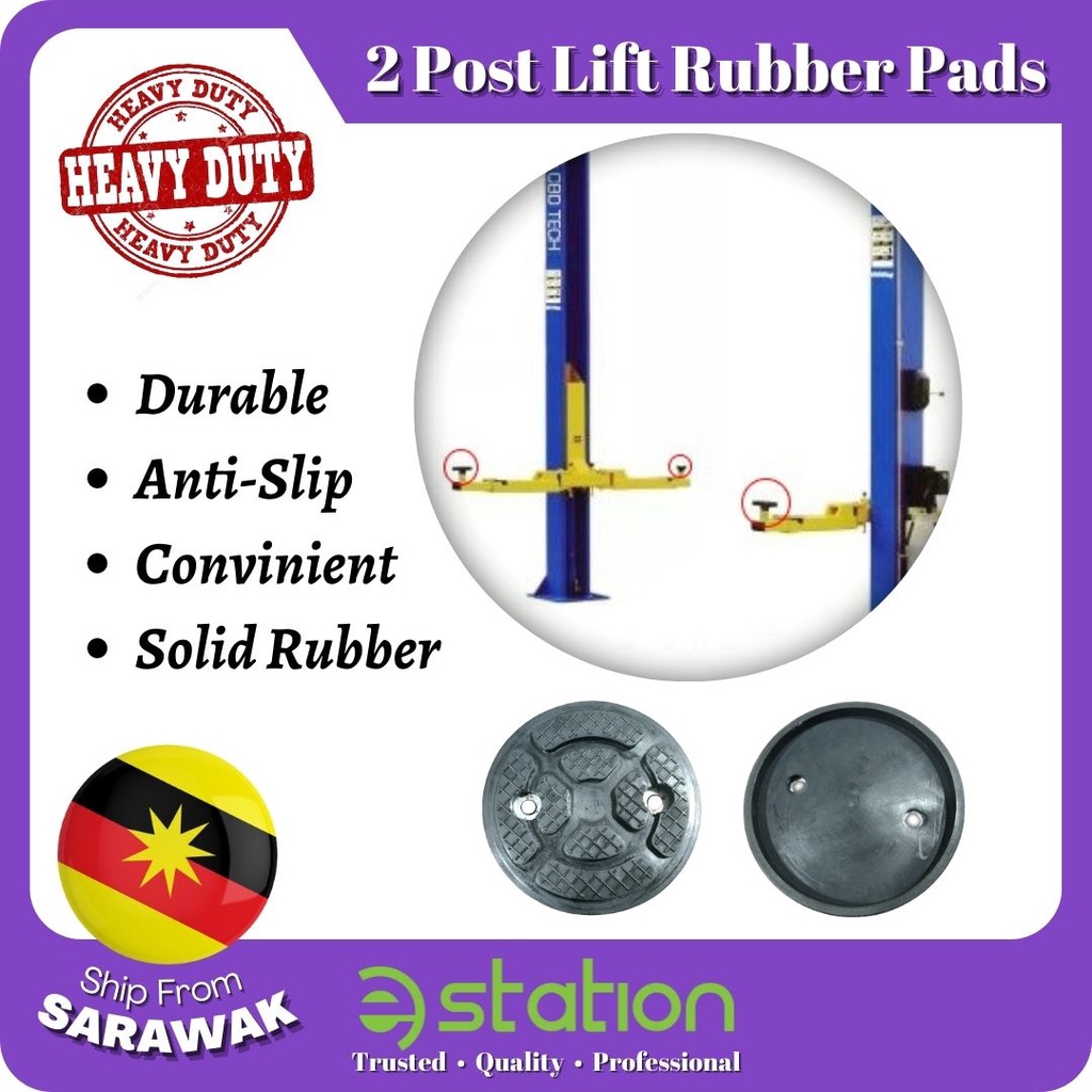 2 Post Lift Round Rubber Pad | Shopee Malaysia