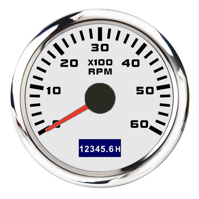 52MM Diesel Engine Tachometer Sensor RPM Gauge REV Counter 0-3000RPM ...