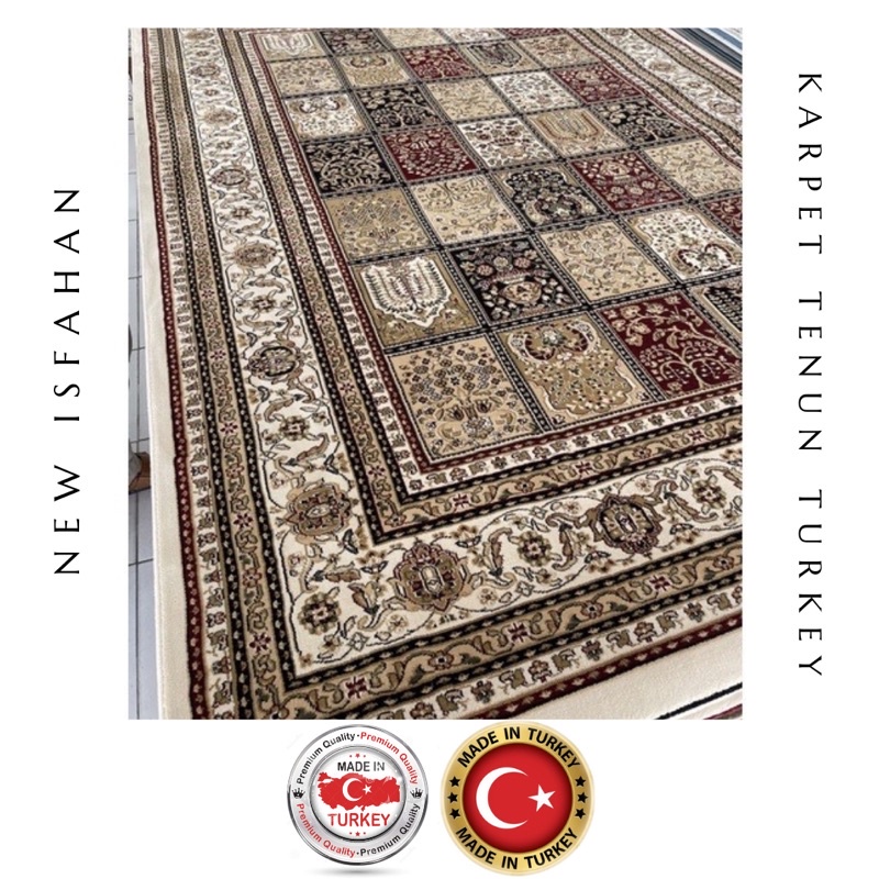 NEW ISFAHAN CARPET 🇹🇷 200x290cm & 240x330cm | CARPET | KARPET | CARPET ...