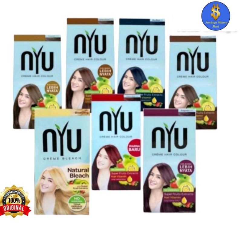 Nyu Creme Hair Color 60g All Variants-Nyu Hair Dye All Variants ...