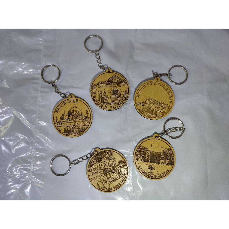 Keychain 'Tempat Bersejarah di Negeri Kedah' | Shopee Malaysia