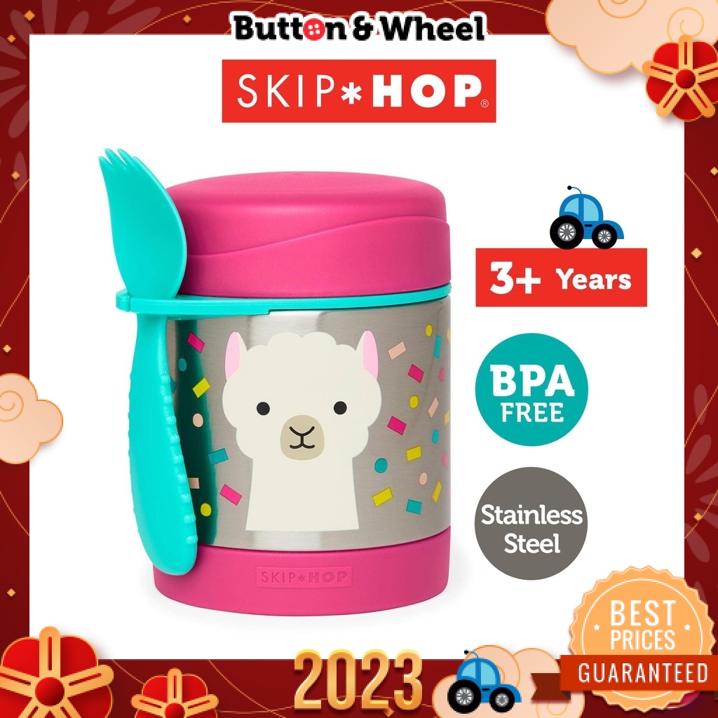 Skip Hop Zoo Insulated Food Jar (Llama) | Shopee Malaysia
