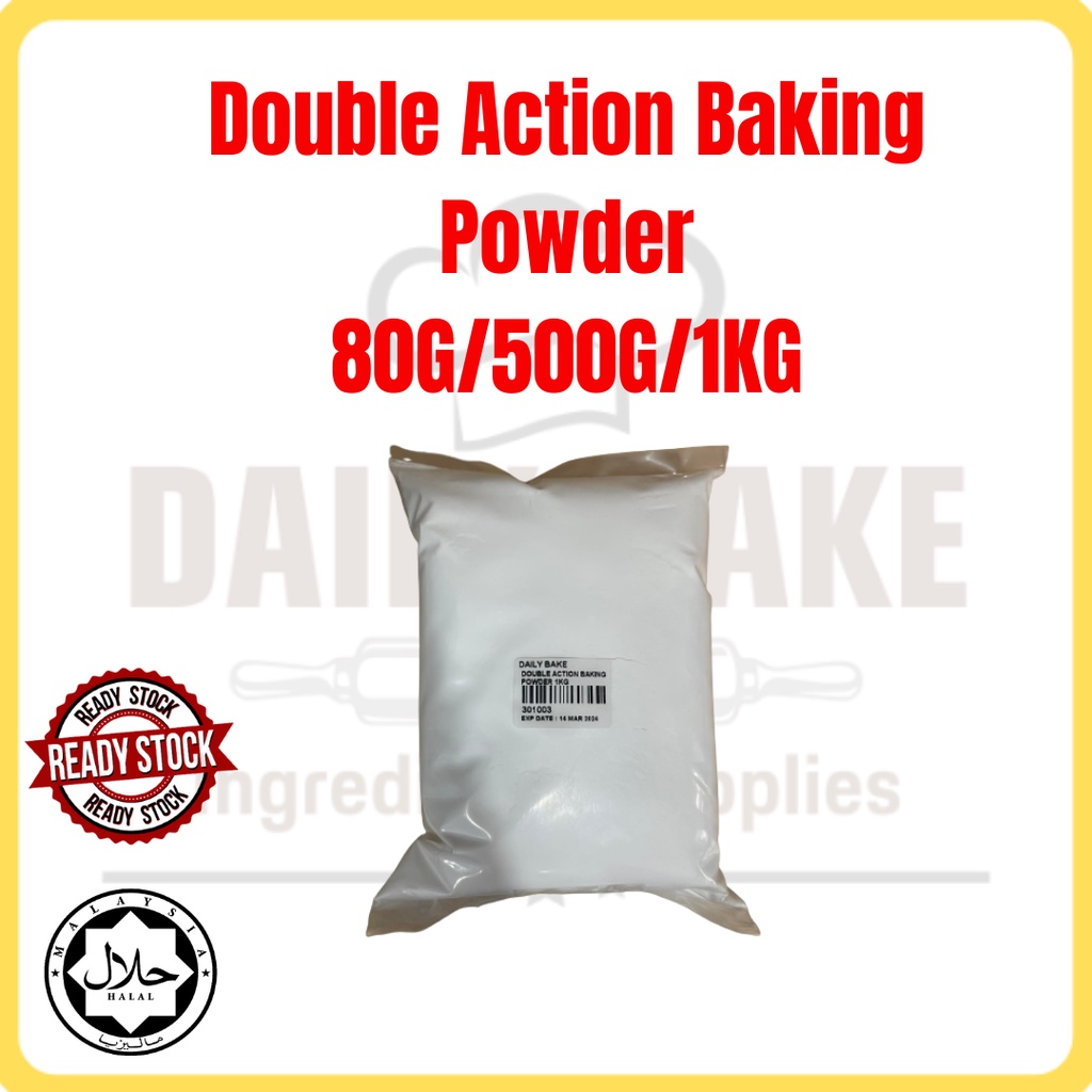 Double Action Baking Powder 80G 500G 1KG/Serbuk Penaik Berganda/双倍发粉 ...