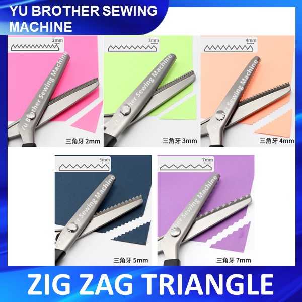 🔥READY STOCK🔥 Tailor Scissors Triangle Tooth Sewing Scissor / Zigzag ...