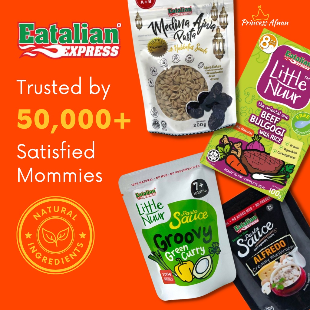[100% Natural] Eatalian Express Mixed Vege Baby Pasta & Sauce – Pasta ...