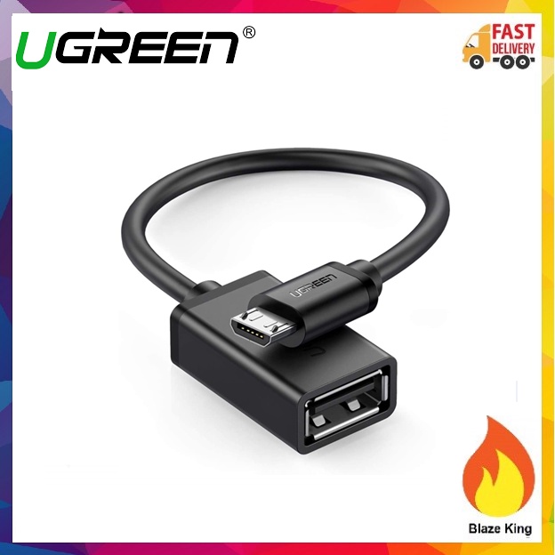 Ugreen Micro USB Male to USB-A Female Cable With OTG Nickel Plating ...