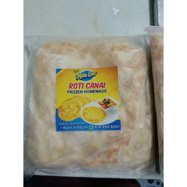 ROTI CANAI FROZEN PETAK HOMMADE (5biji) (BELI 5 BUNGKUS KEATAS PERCUMA ...