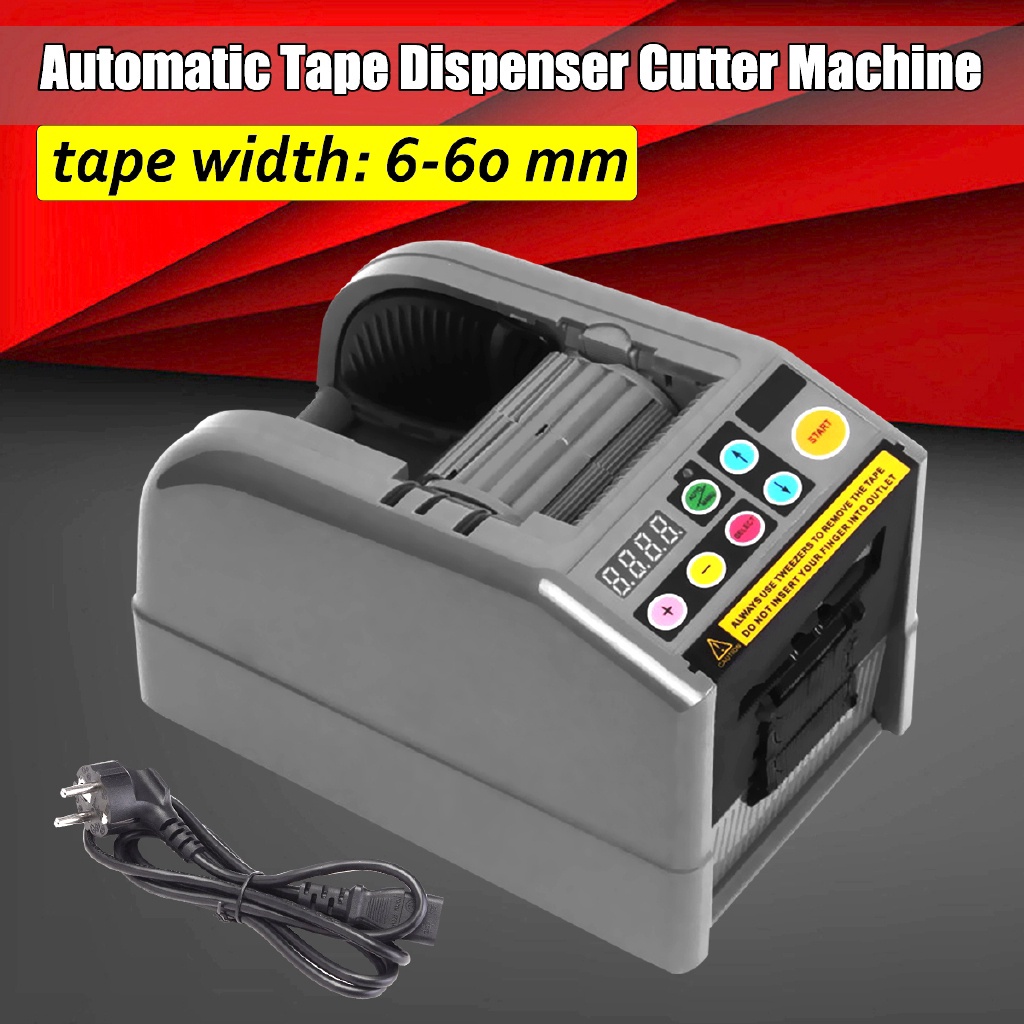 6-60mm Automatic Tape Cutter Machine ZCUT-9 Tape Dispenser Auto Tape ...