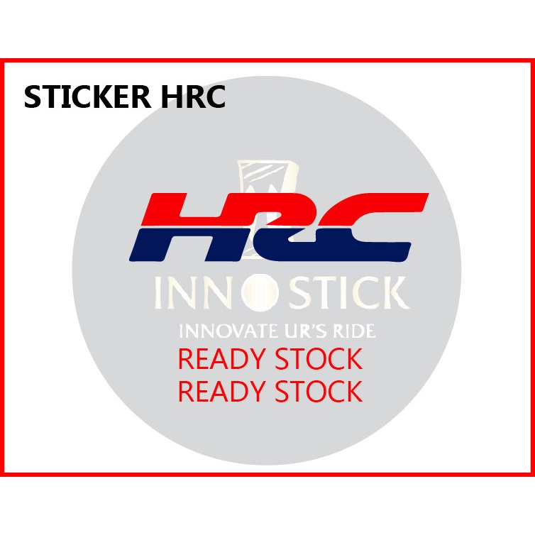 Sticker HRC Honda Racing Motor Sticker | Shopee Malaysia