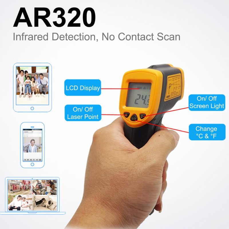 Smart Sensor AR320 Infrared Thermometer | Shopee Malaysia
