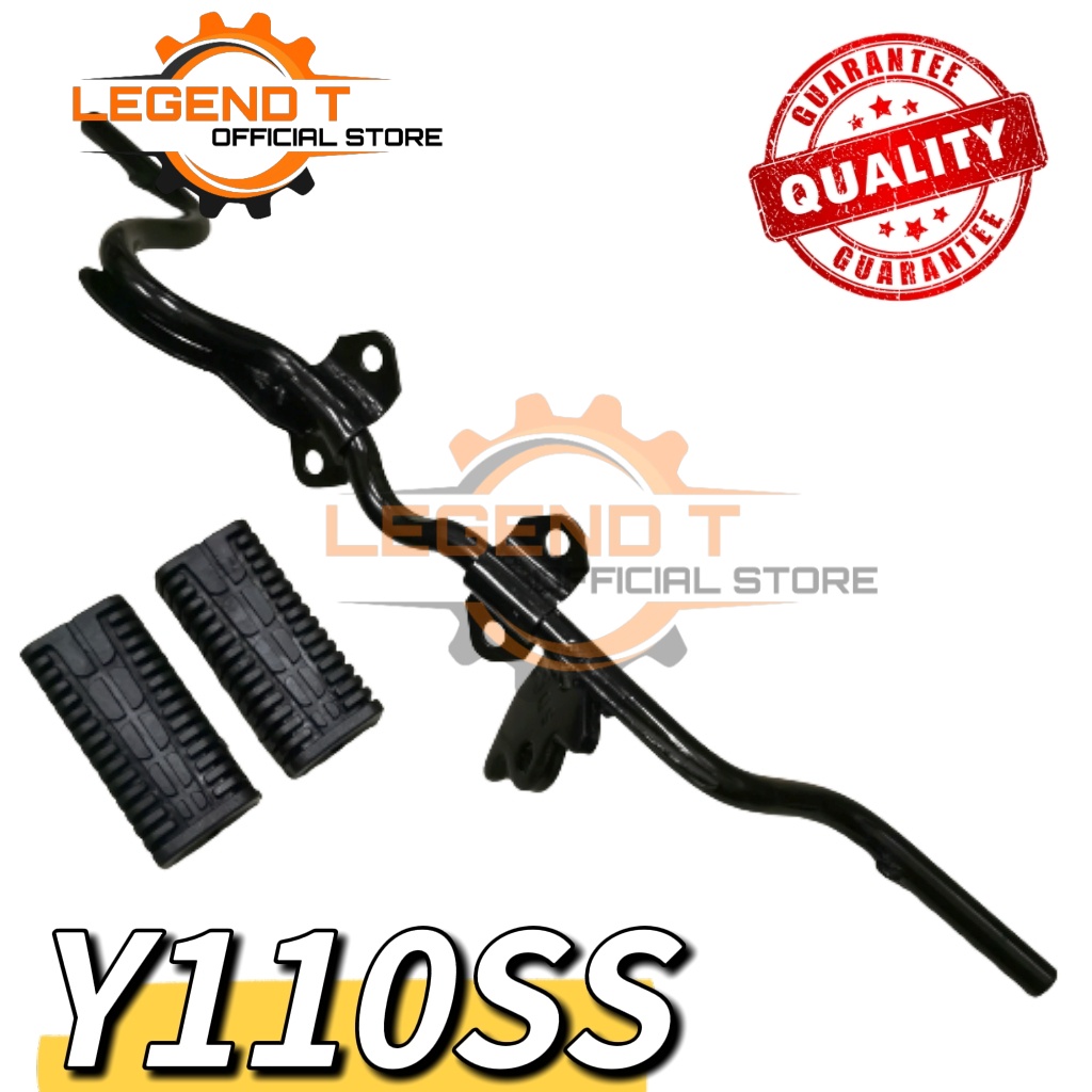 Y110 Y110SS SS Foot Rest Bar / Front Step Bar with rubber BESI PIJAK ...