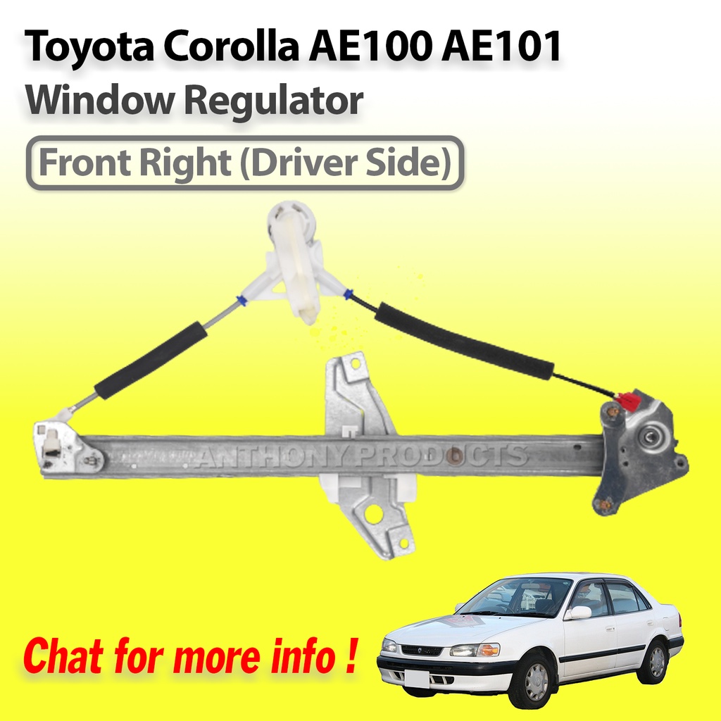 Toyota Corolla AE100 AE101 Power Window Gear With Motor Door Glass ...