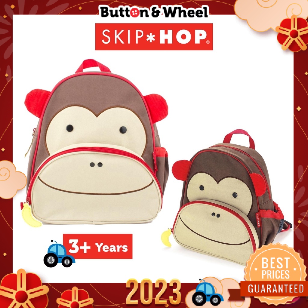 Skip Hop Zoo Little Kid Backpack Monkey | Shopee Malaysia