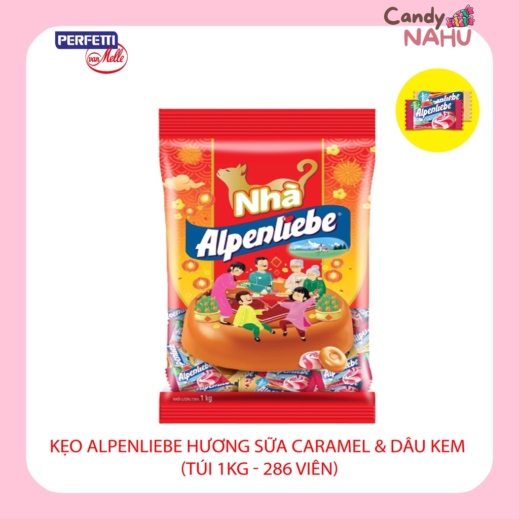 Alpenliebe Candy Caramel Milk Flavor & Strawberry Cream | Shopee Malaysia