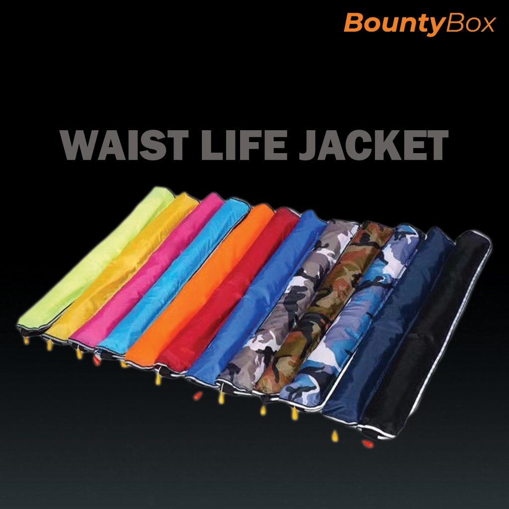 Waist Life Jacket Inflatable Belt Flotation Device Fishing Pancing ...