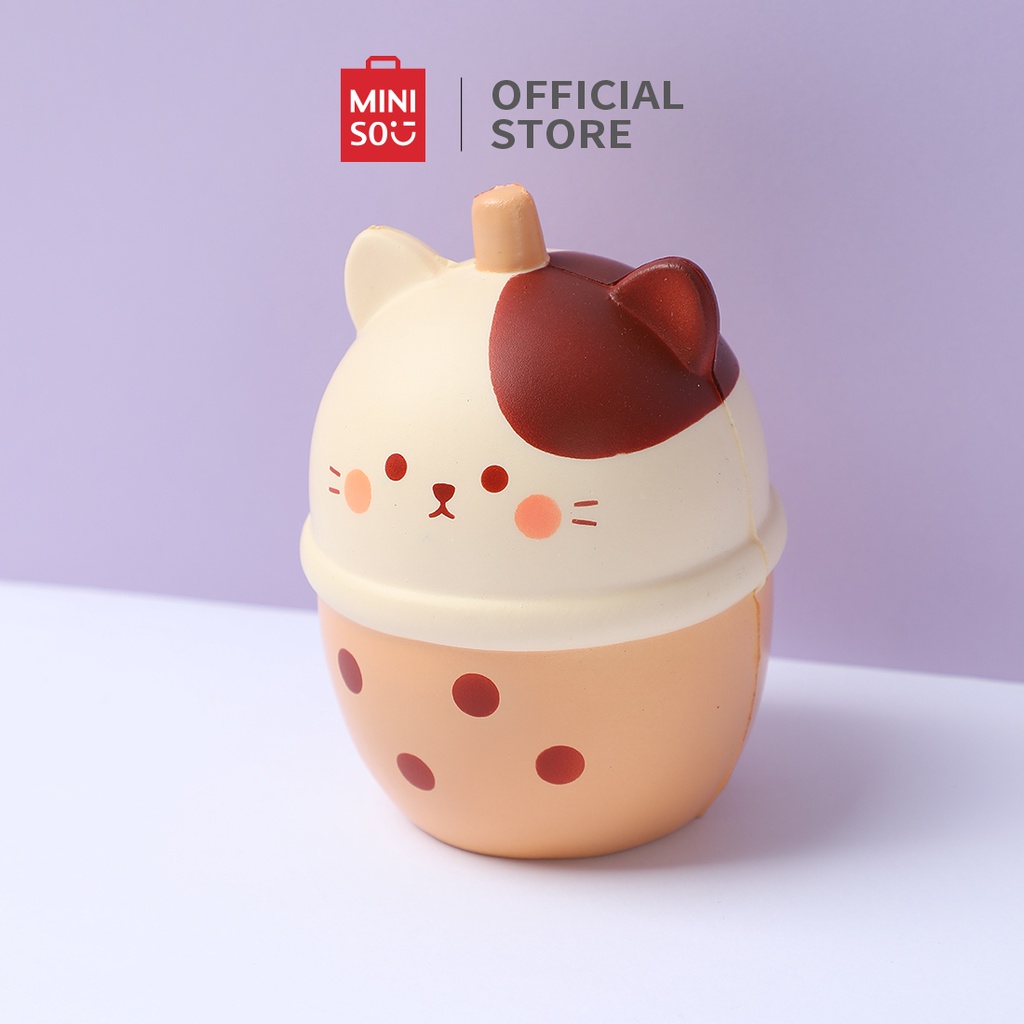 Miniso Toy - Squishy Kids Toys Slime Squishy Character Boba Cat Rabbit ...