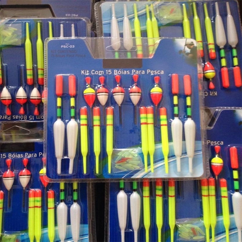 Set 15pcs Nano Fishing floats Set pelampung pancing Set Awa Big Belly ...