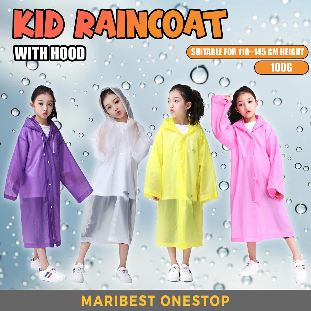 Kids Raining Coat Children Raincoat Children Rain Coat Waterproof Rain ...