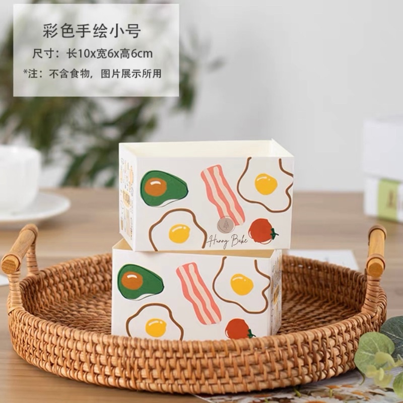 Kotak Bekas Roti Korean Breakfast Toast Box Burger Box Sandwich Box ...