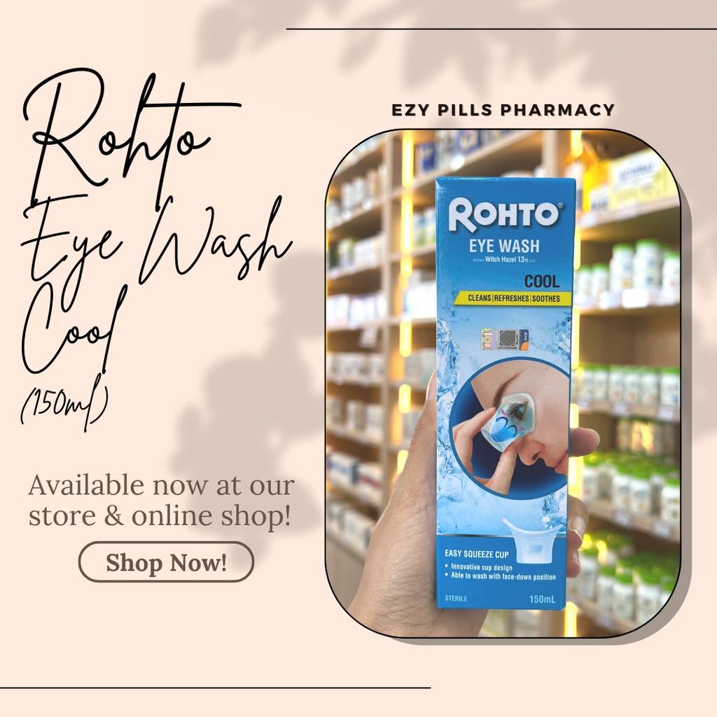 ROHTO Eye Wash Cool 150ML | Shopee Malaysia