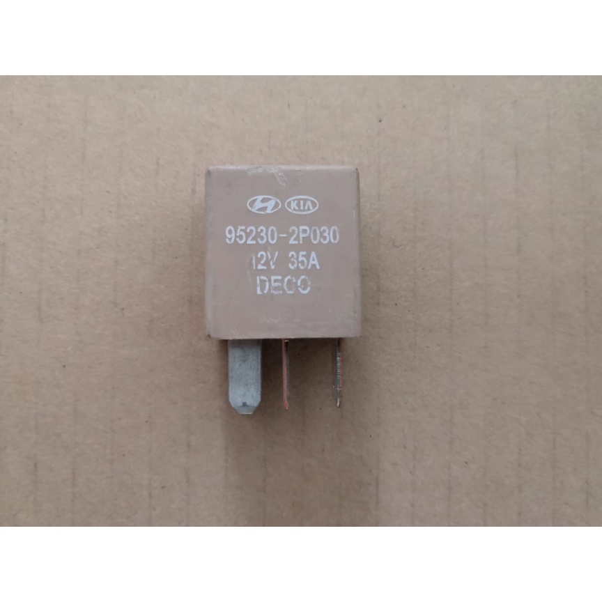 DECO 95230-2P030 Automotive Micro Fan Relay 4 Pin 12V 35A Equivalent ...