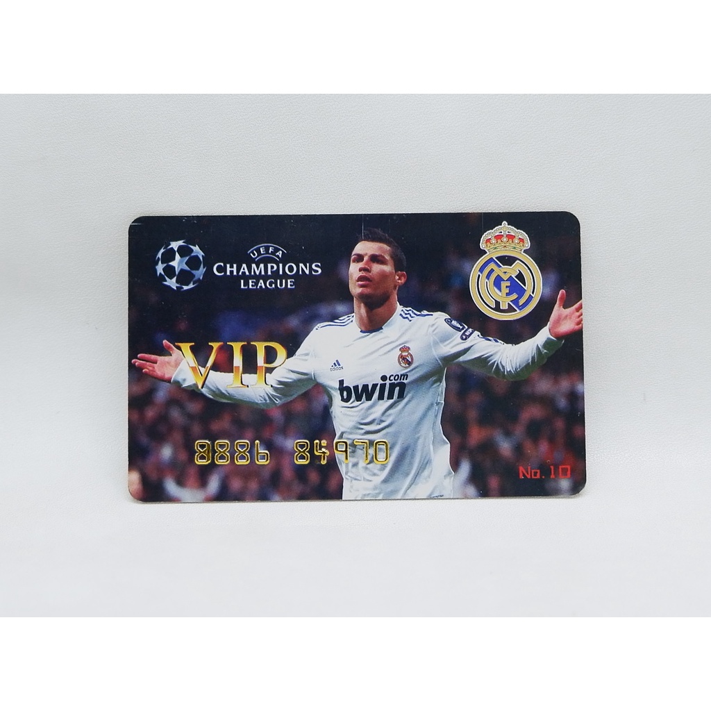 Cristiano Ronaldo Real Madrid Champion League Ball Card | Shopee Malaysia