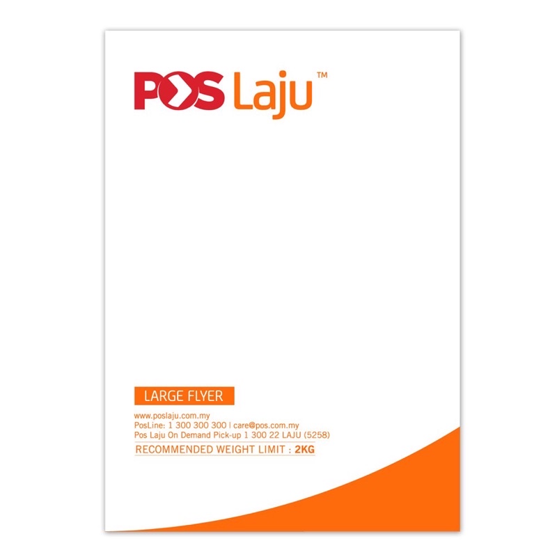 Poslajuu Courier Parcel Flyer Bag Size M (50s) | Shopee Malaysia