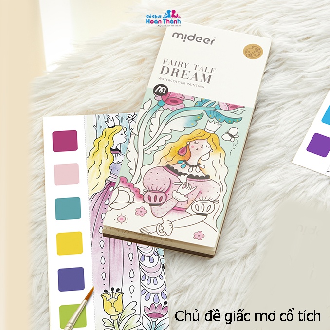 Mideer art coloring pages for children with brushes including 20 ...