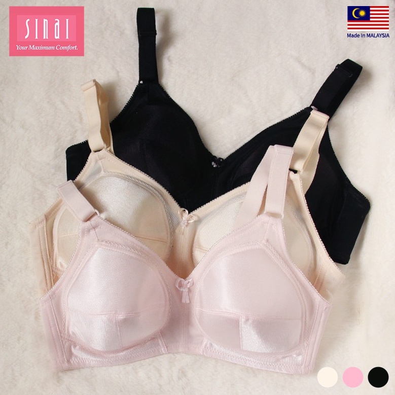 Sinai Wireless Soft Padded Bra 1203 | Shopee Malaysia