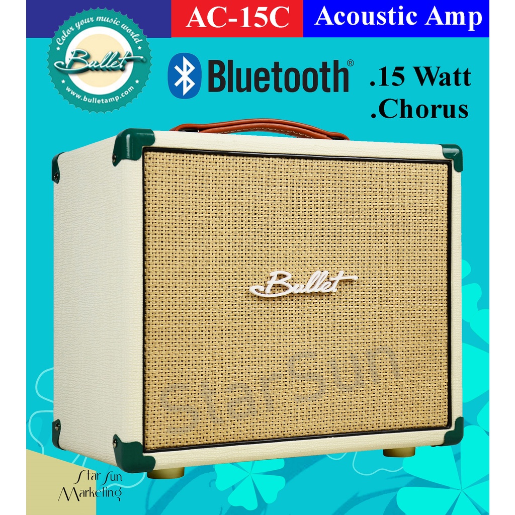 Guitar amplifier 15W Acoustic Guitar Amplifier AC-15C + Effect. Amp ...