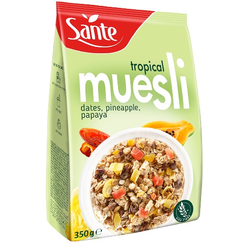 (Poland) Sante Muesli Fruit / Tropical / Traditional 350g [Breakfast ...