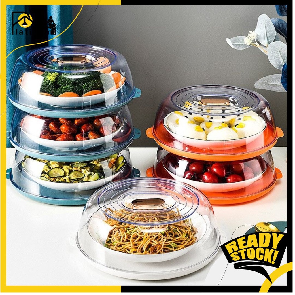 Preservation Food Dish Cover Storage Stackable Food Cover Tempat ...